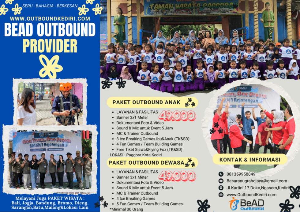 Tour Outbound Kediri & Wilayah Jawa Timur | Mulai 15 ribu/Pax